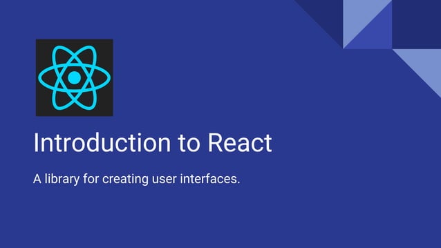 Introduction to React | PDF
