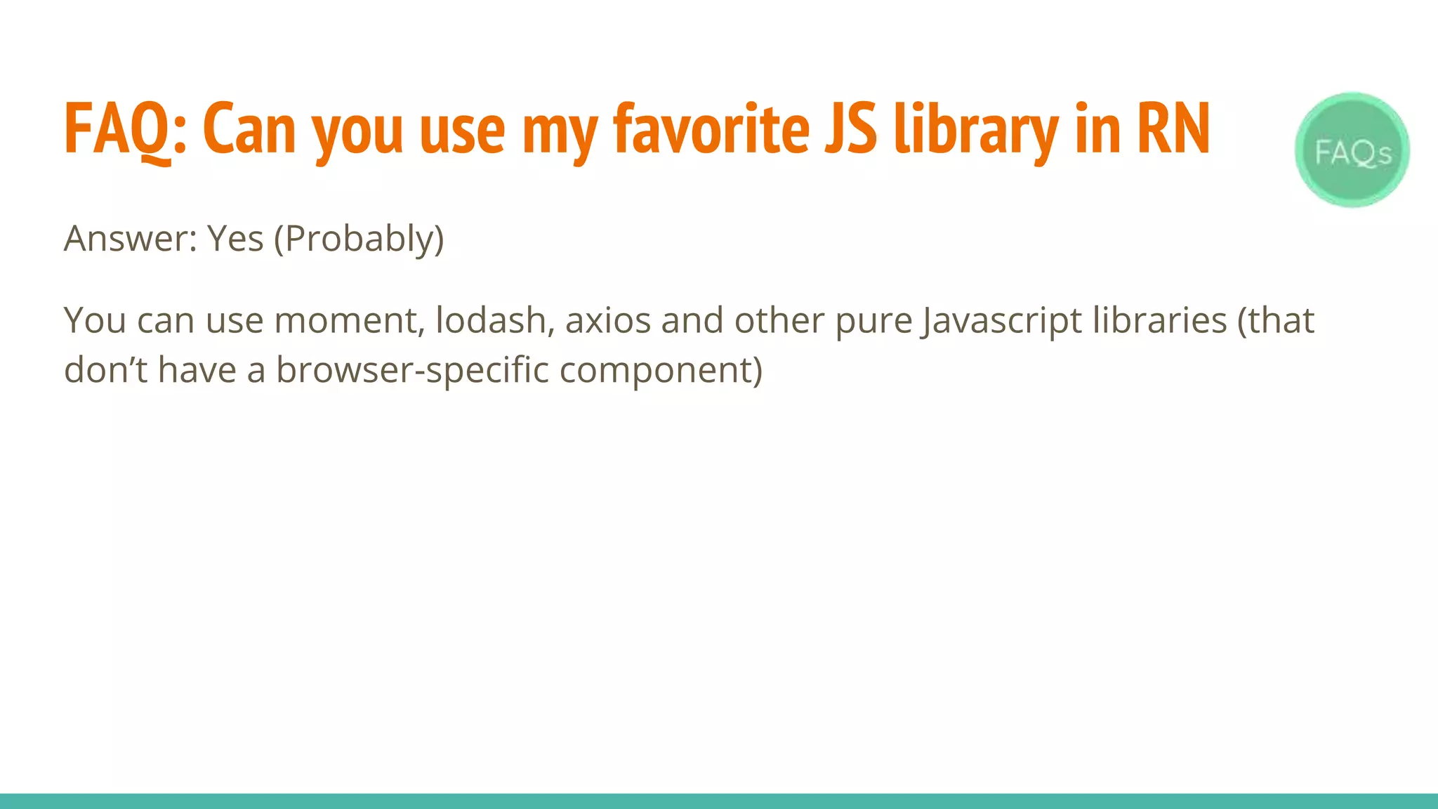 Introduction to react native @ TIC NUST | PPT