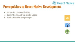 Introduction to react native @ TIC NUST | PPT