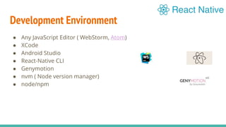 Introduction to react native @ TIC NUST | PPT