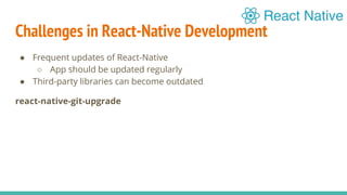 Introduction to react native @ TIC NUST | PPT