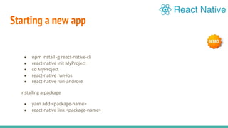 Introduction to react native @ TIC NUST | PPT