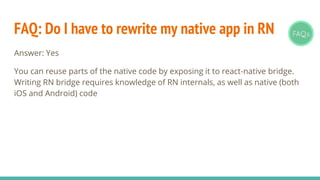 Introduction to react native @ TIC NUST | PPT