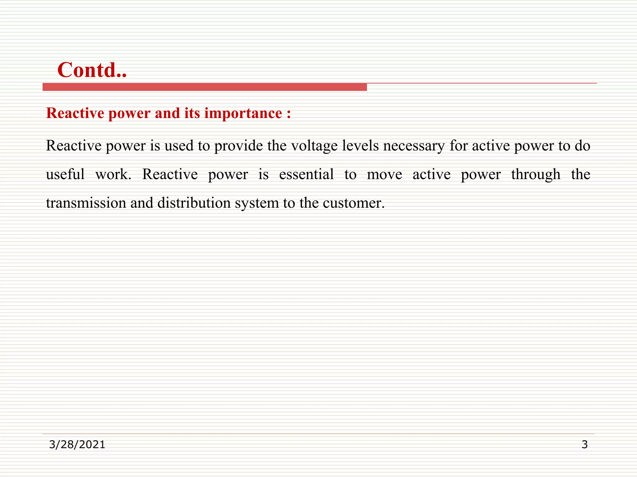 Introduction to reactive power control in electrical power | PDF