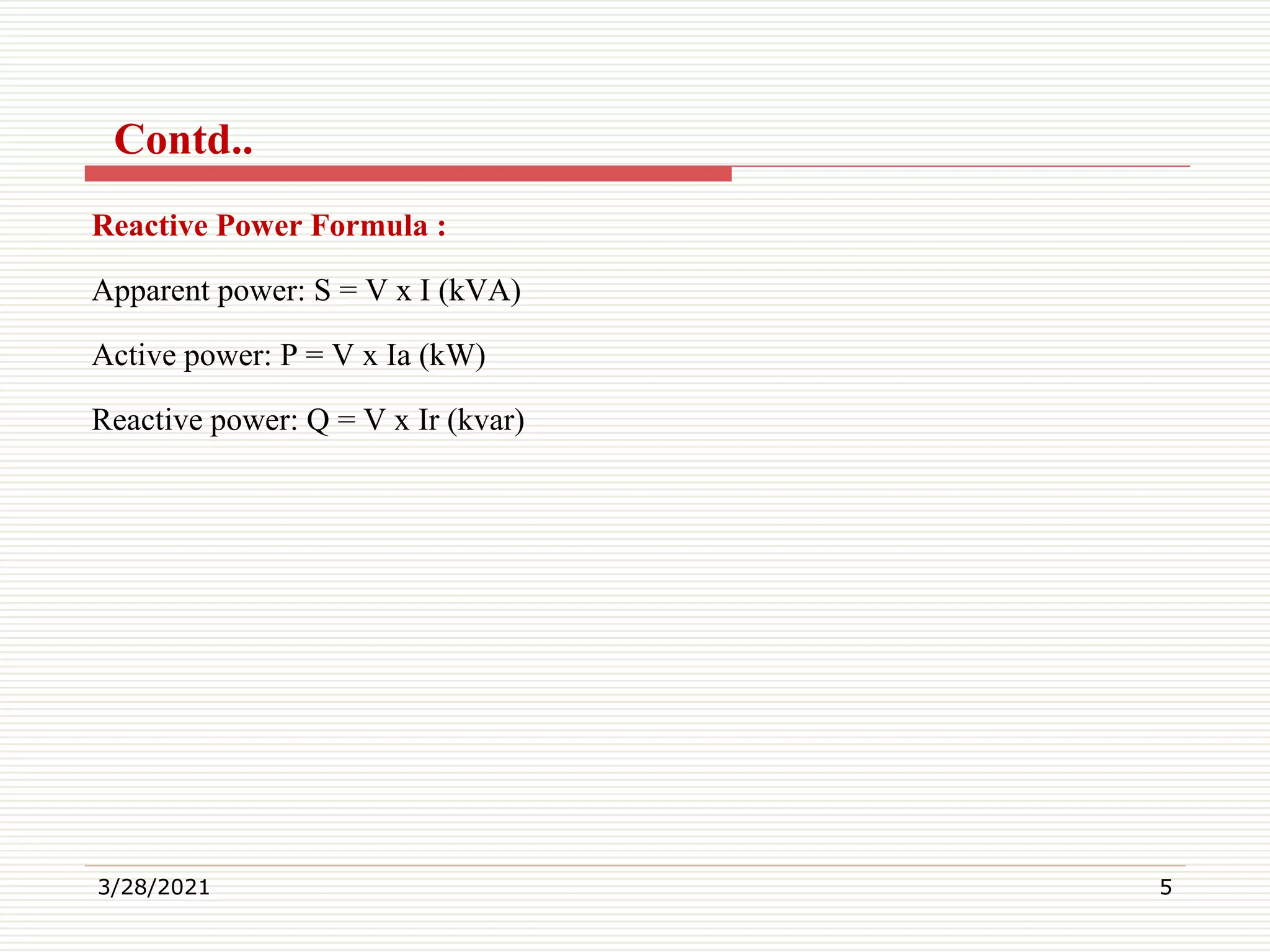 Introduction To Reactive Power Control In Electrical Power Pdf