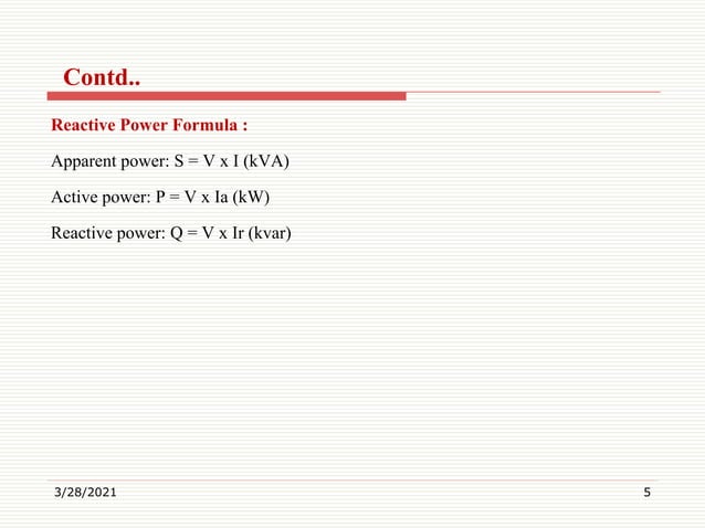 Introduction to reactive power control in electrical power | PDF