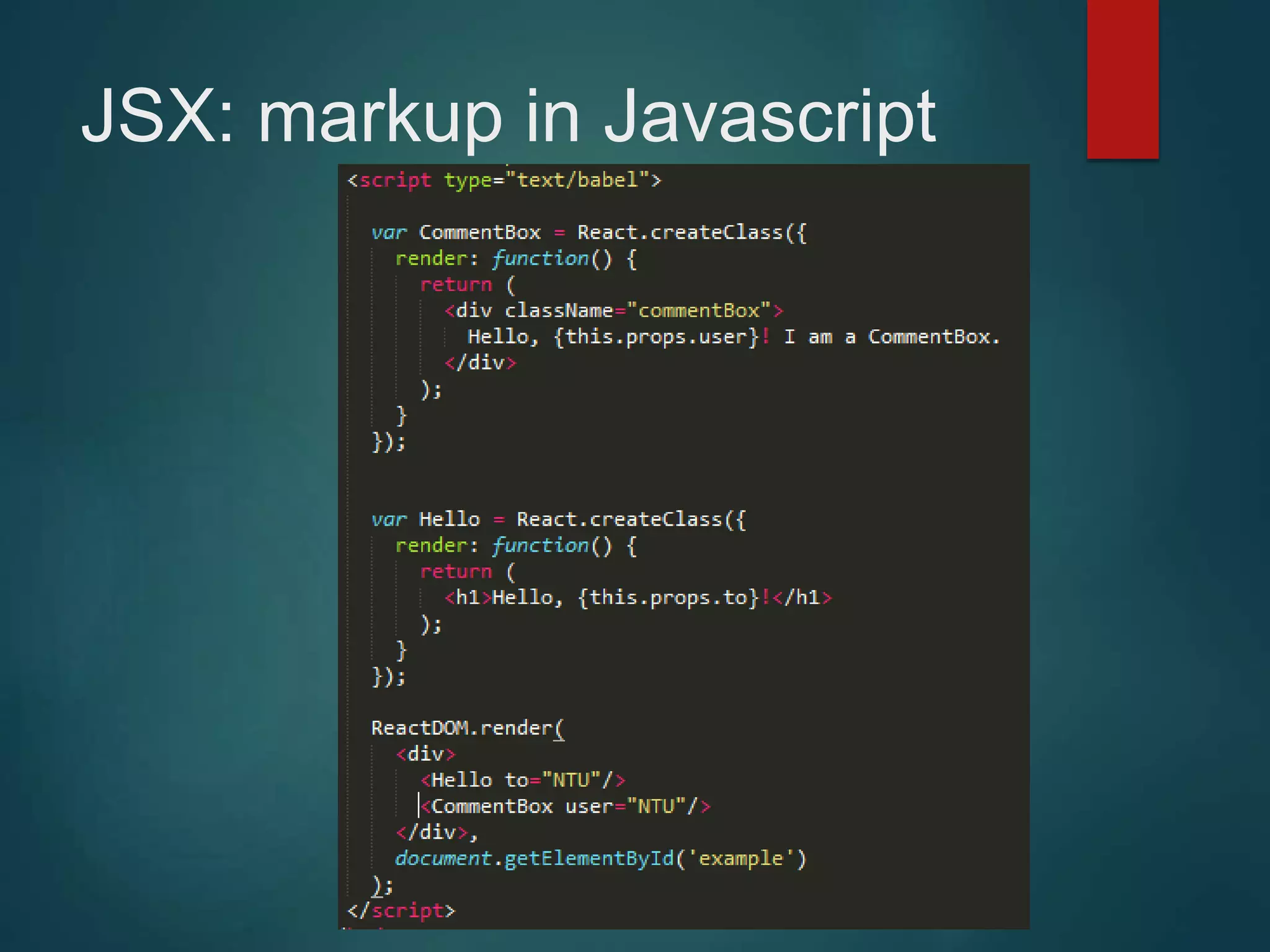 Introduction To React Js Ppt