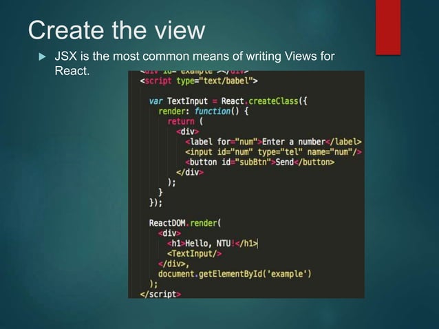Introduction to react js | PPTX