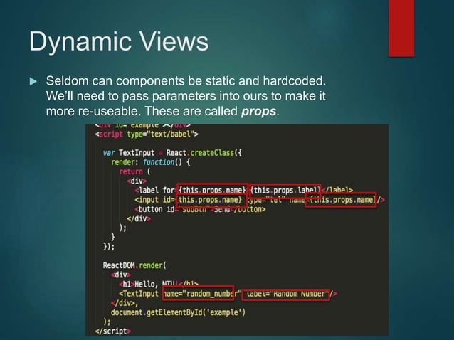 Introduction to react js | PPTX