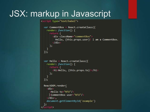 Introduction to react js | PPTX