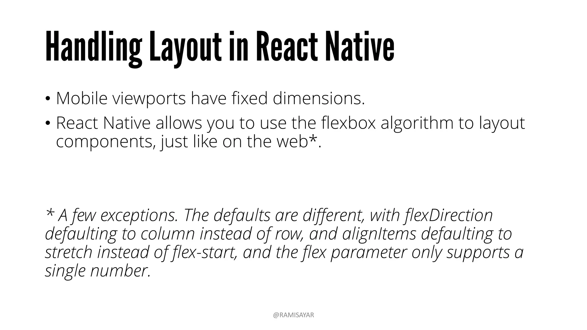 Introduction To React Native Ppt