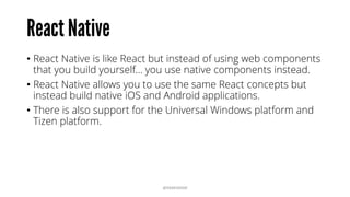 Introduction to React Native | PDF