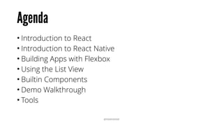 Introduction to React Native | PDF