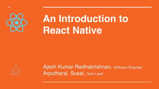 Introduction to React Native | PPT