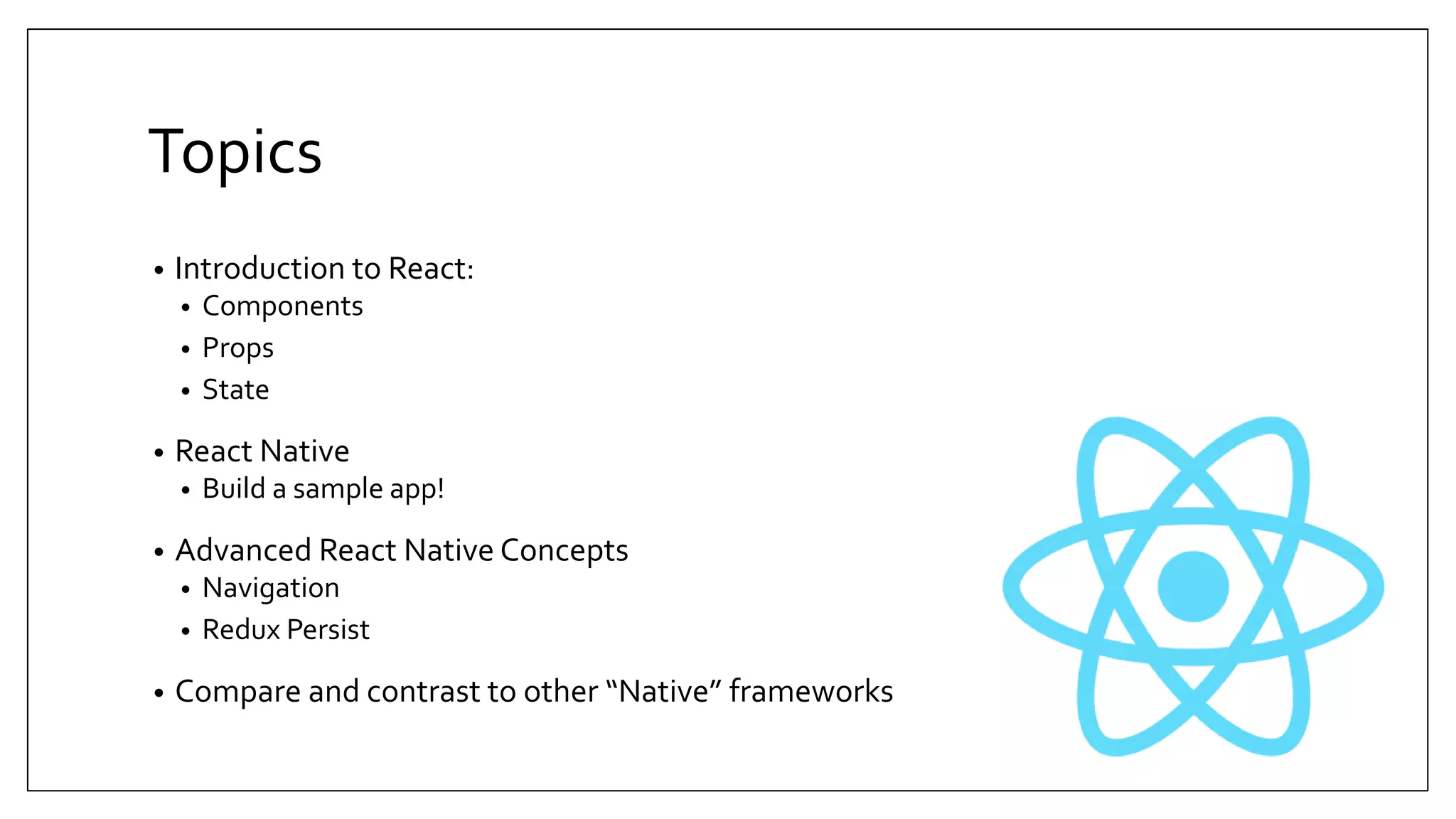 Introduction To React Native With Redux Ppt