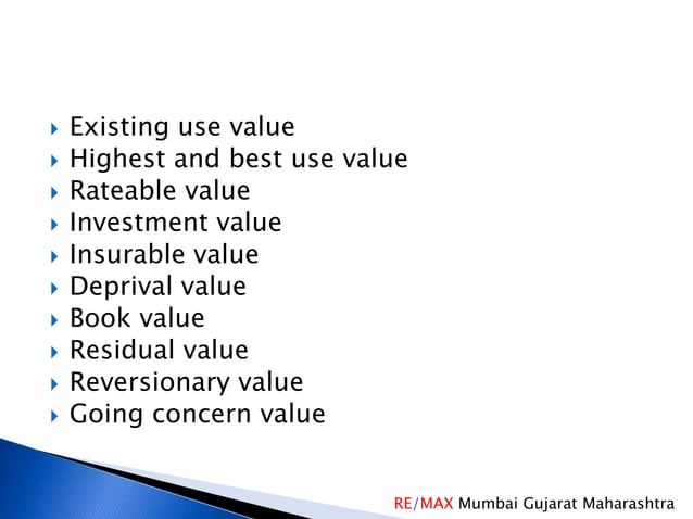 Introduction to Real Estate Valuation | PPTX