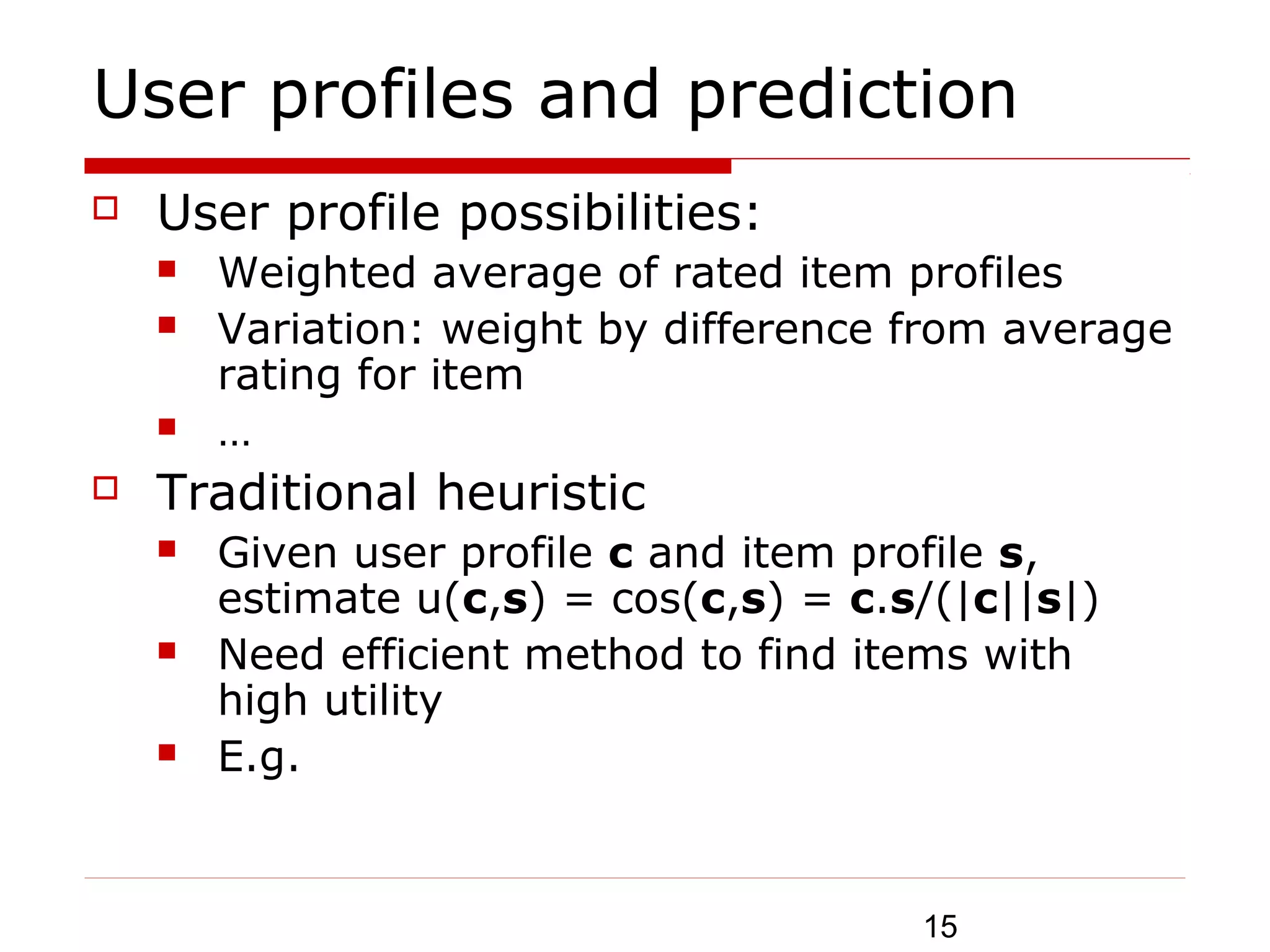 Introduction to recommendation system | PPT