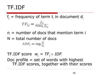 Introduction to recommendation system | PPT
