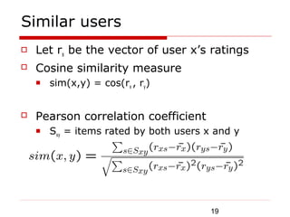 Introduction to recommendation system | PPT
