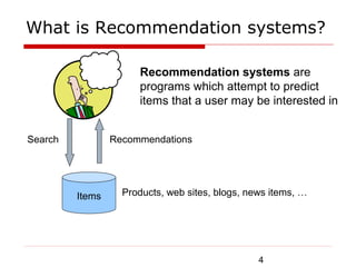 Introduction to recommendation system | PPT