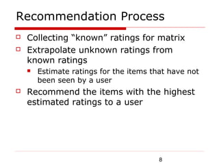 Introduction to recommendation system | PPT