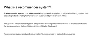 Introduction to recommender systems | PDF