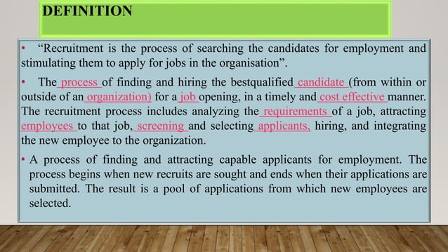 Introduction to Recruitment and employees management.pptx