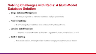 Introduction to Redis and its features.pptx | Databases | Computer Software and Applications