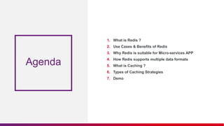 Introduction to Redis and its features.pptx | Databases | Computer Software and Applications