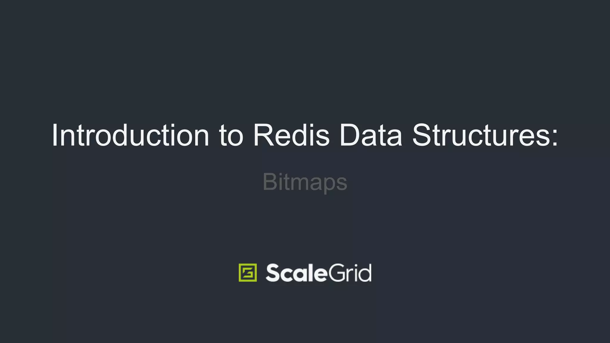 Introduction To Redis Data Structures Pptx
