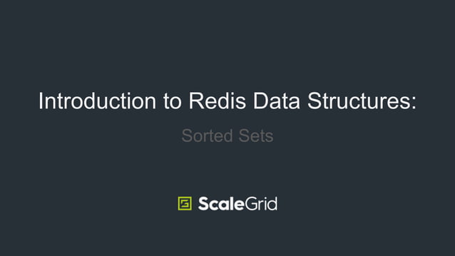 Introduction to Redis Data Structures: Sorted Sets | PPT