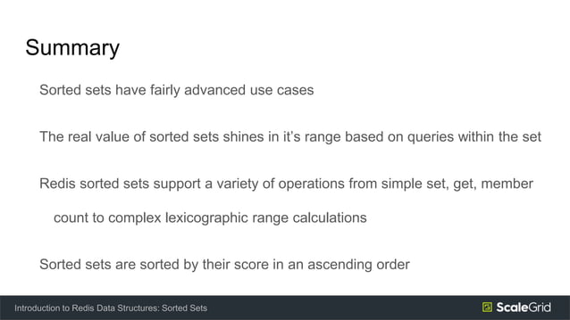 Introduction to Redis Data Structures: Sorted Sets | PPT Introduction to Redis Data Structures: Sorted Sets | PPT