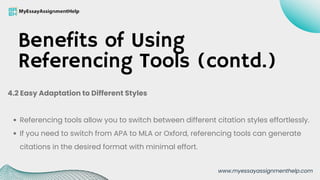 Introduction to Referencing Tools | PDF