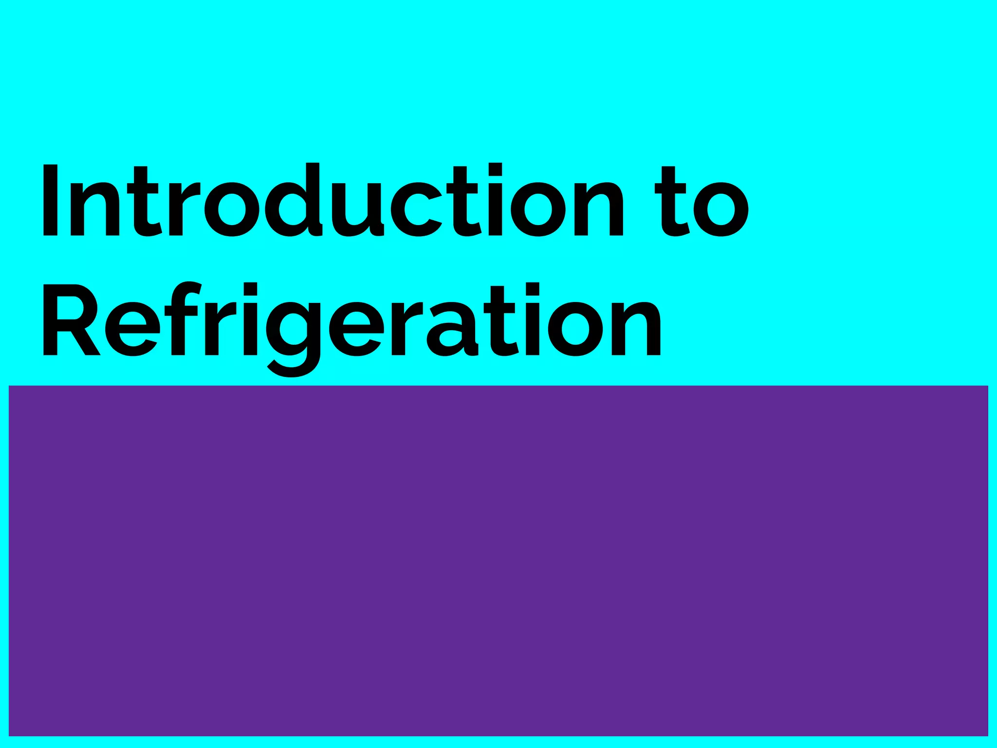 Introduction to Refrigeration and Air Conditioning | PPTX