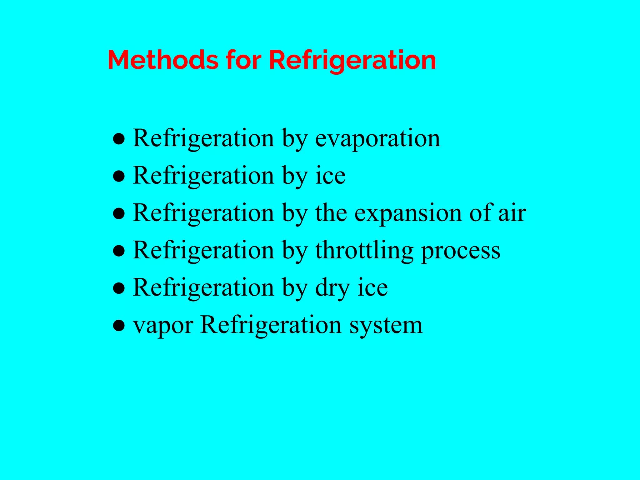 Introduction to Refrigeration and Air Conditioning | PPTX
