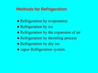 Introduction to Refrigeration and Air Conditioning | PPTX