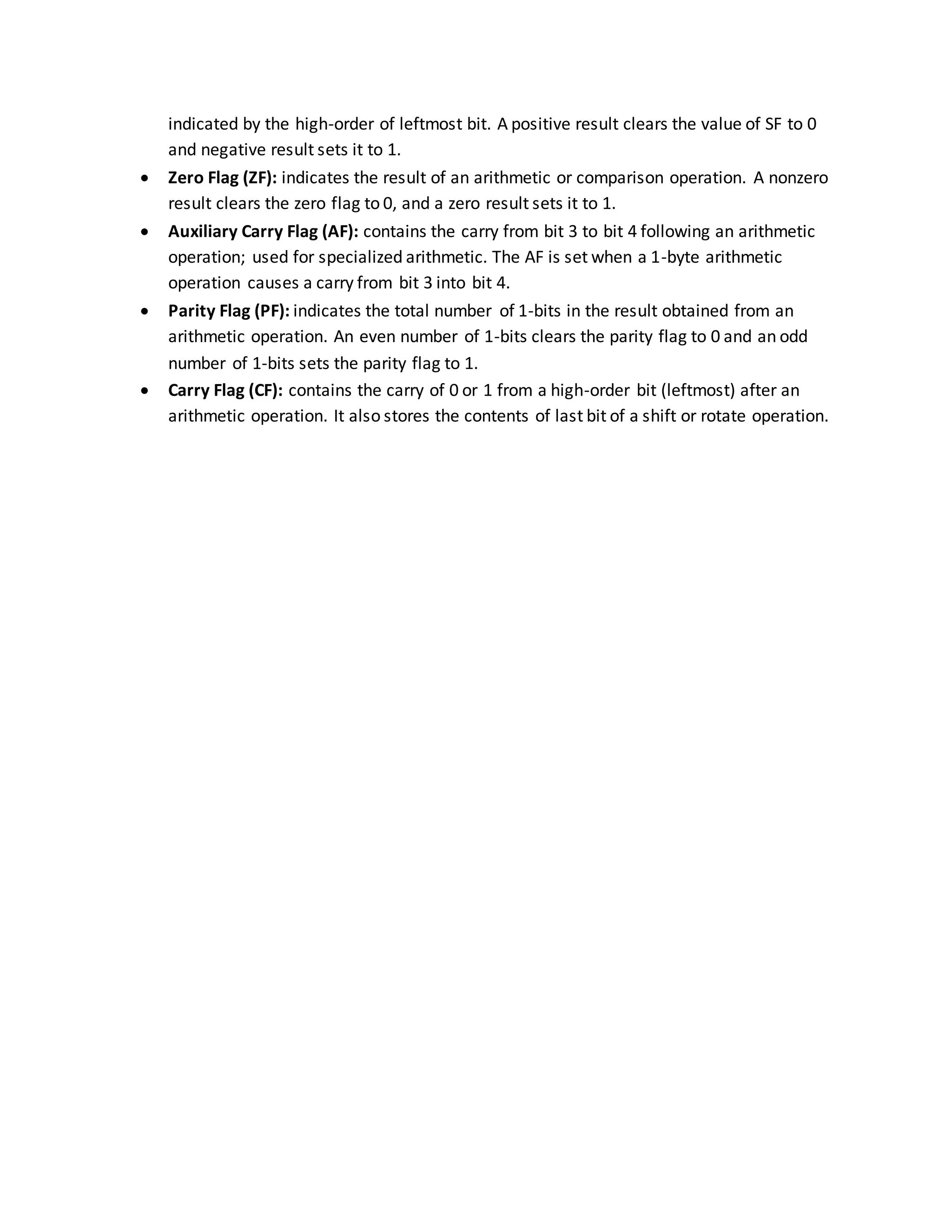 Introduction to CPU registers | DOCX