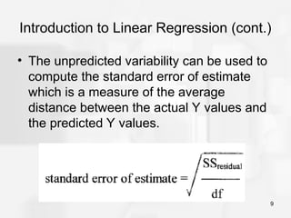 Introduction to Regression analysis .ppt