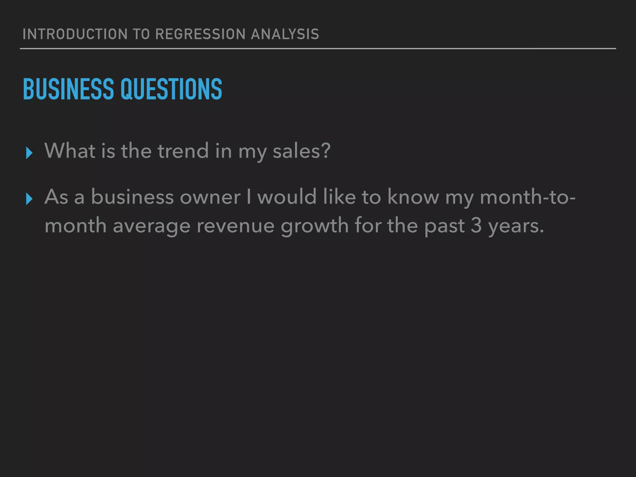 Introduction To Regression Analysis PPT