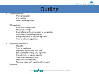 Introduction to telecom regulation | PPTX
