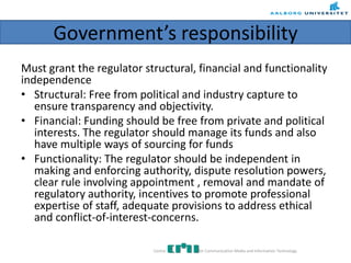 Introduction to telecom regulation | PPTX