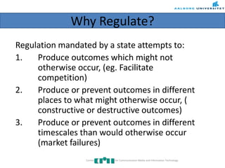 Introduction to telecom regulation | PPTX