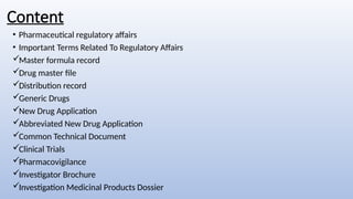 Introduction to Pharmaceutical Regulatory Affairs.pptx