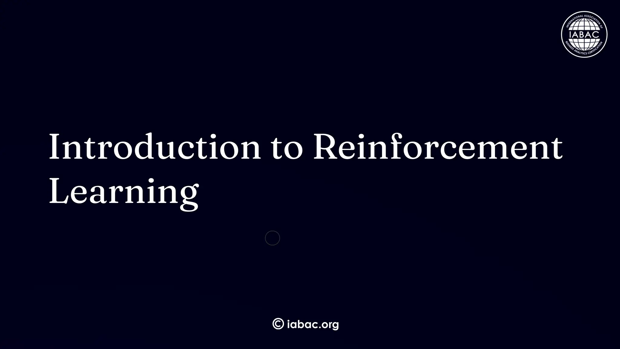 Introduction to Reinforcement Learning | IABAC | PDF