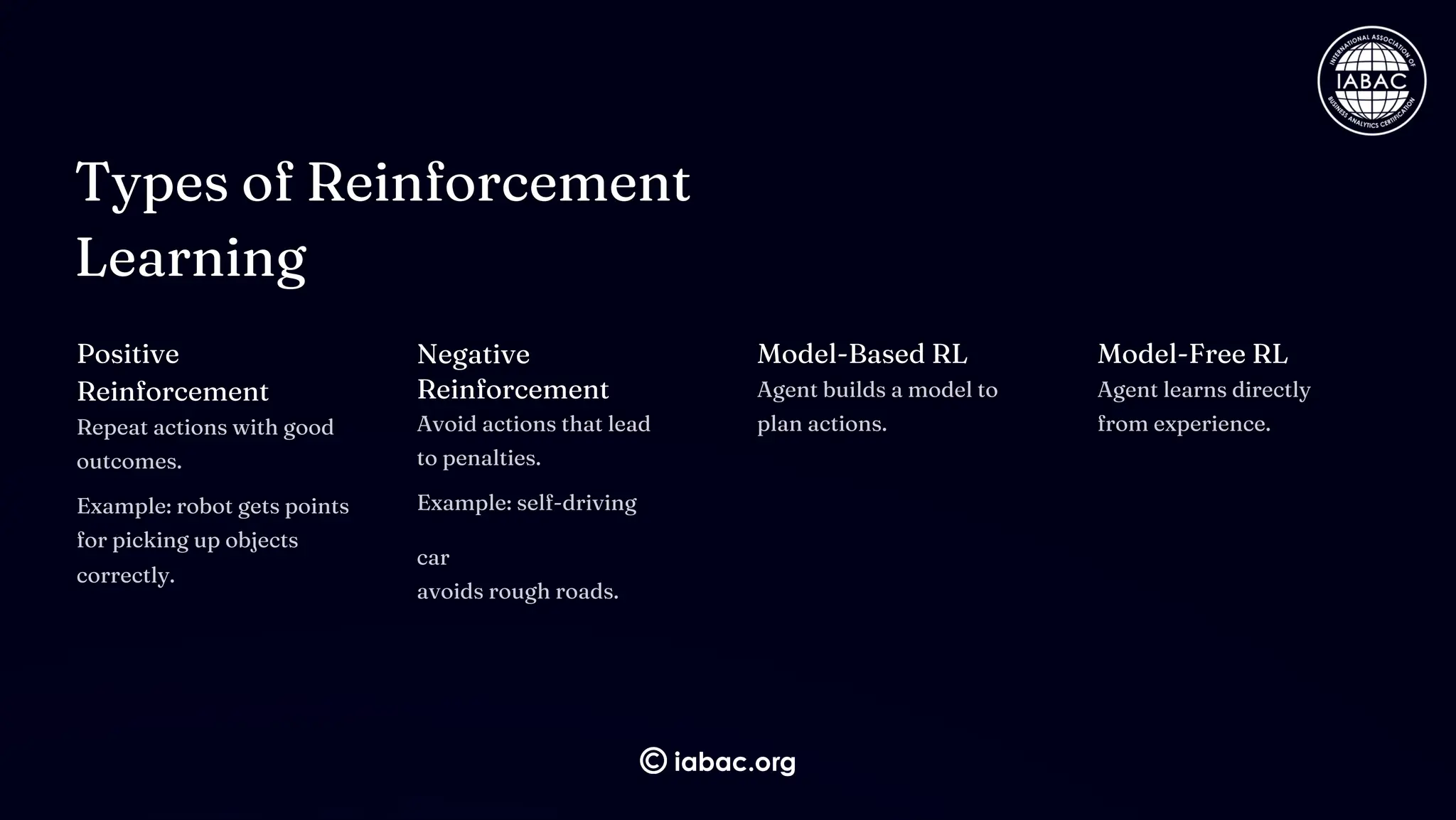 Introduction to Reinforcement Learning | IABAC | PDF