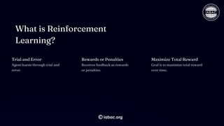 Introduction to Reinforcement Learning | IABAC | PPT