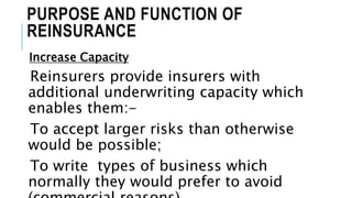 Introduction to reinsurance | PPTX