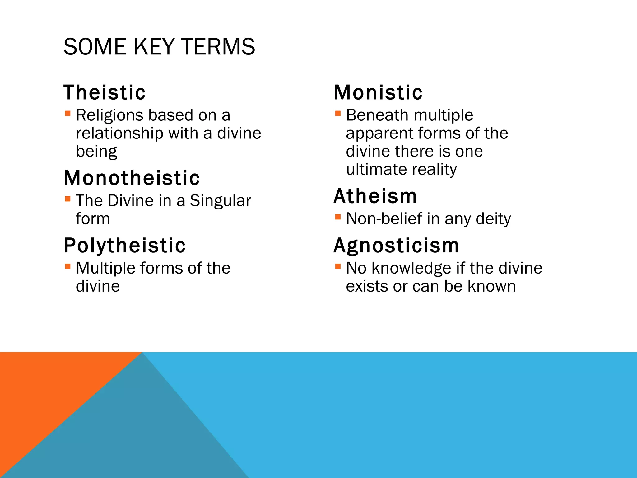 Introduction to religion-world religions | PPT