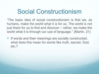 Introduction to Religious Studies - Week 2 Lecture Slides - Religion ...