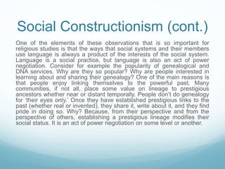 Introduction to Religious Studies - Week 2 Lecture Slides - Religion ...